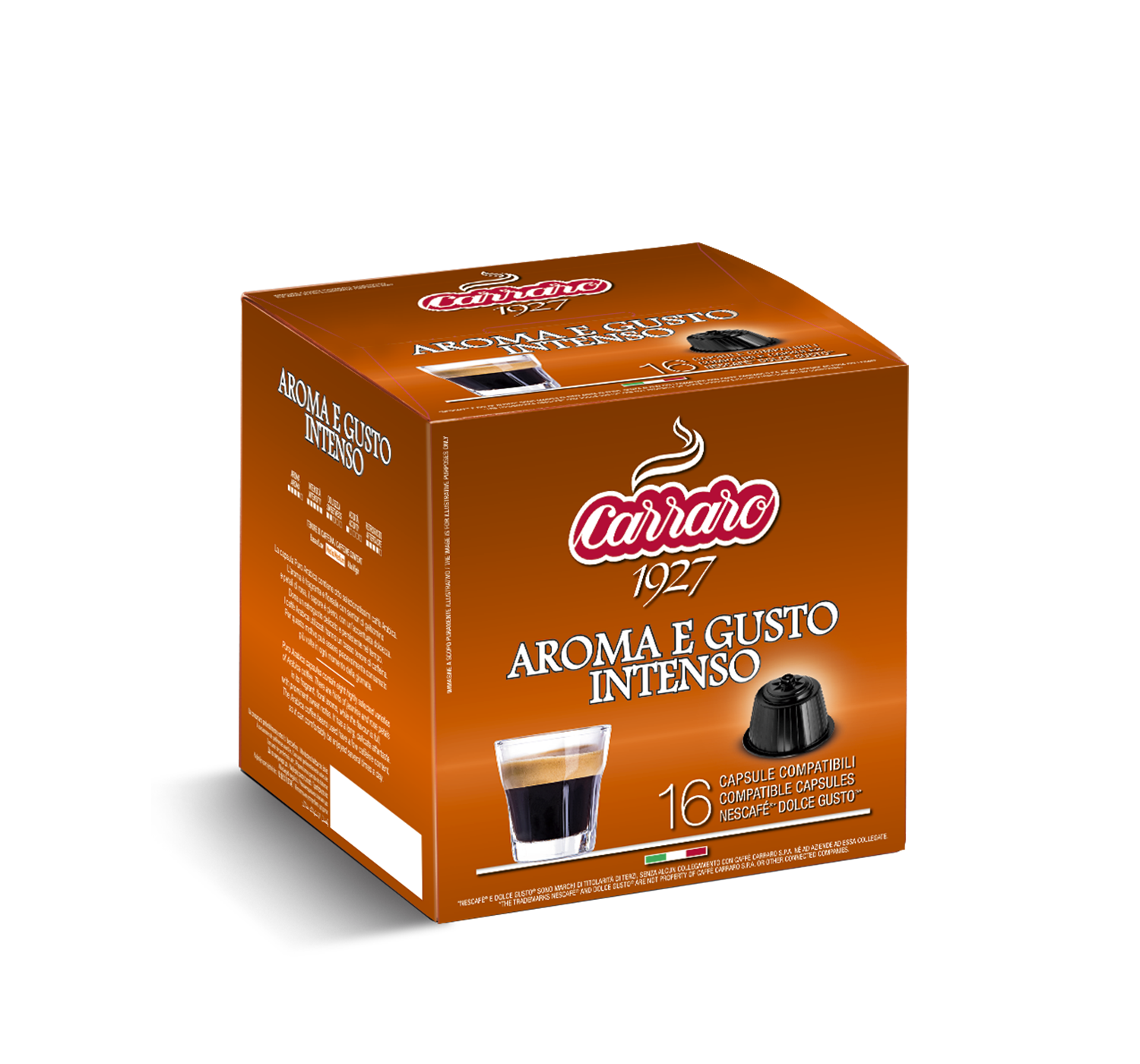 Aroma e Gusto Intenso - 16 capsule - Caffè Carraro